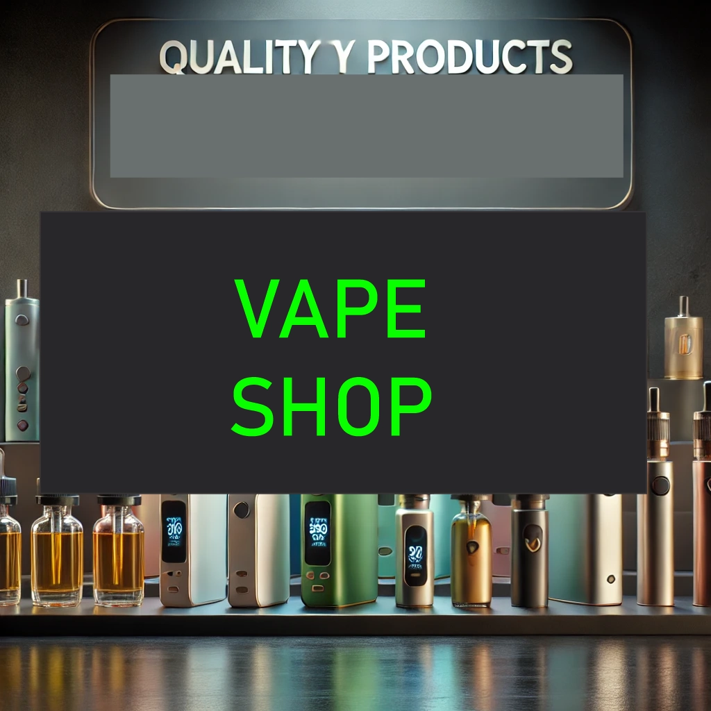 Shop - Local and International Premium Vaping Products